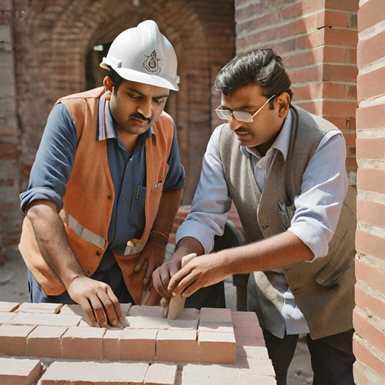 Raj Mistry (राज मिस्त्री), Indian Master Mason - Patringa