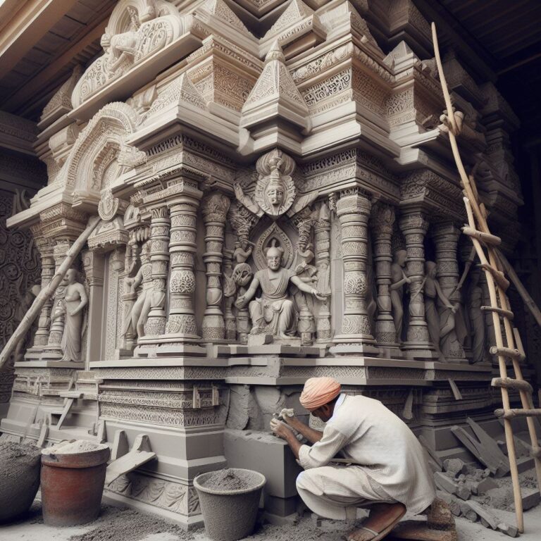 Raj Mistry (राज मिस्त्री), Indian Master Mason - Patringa