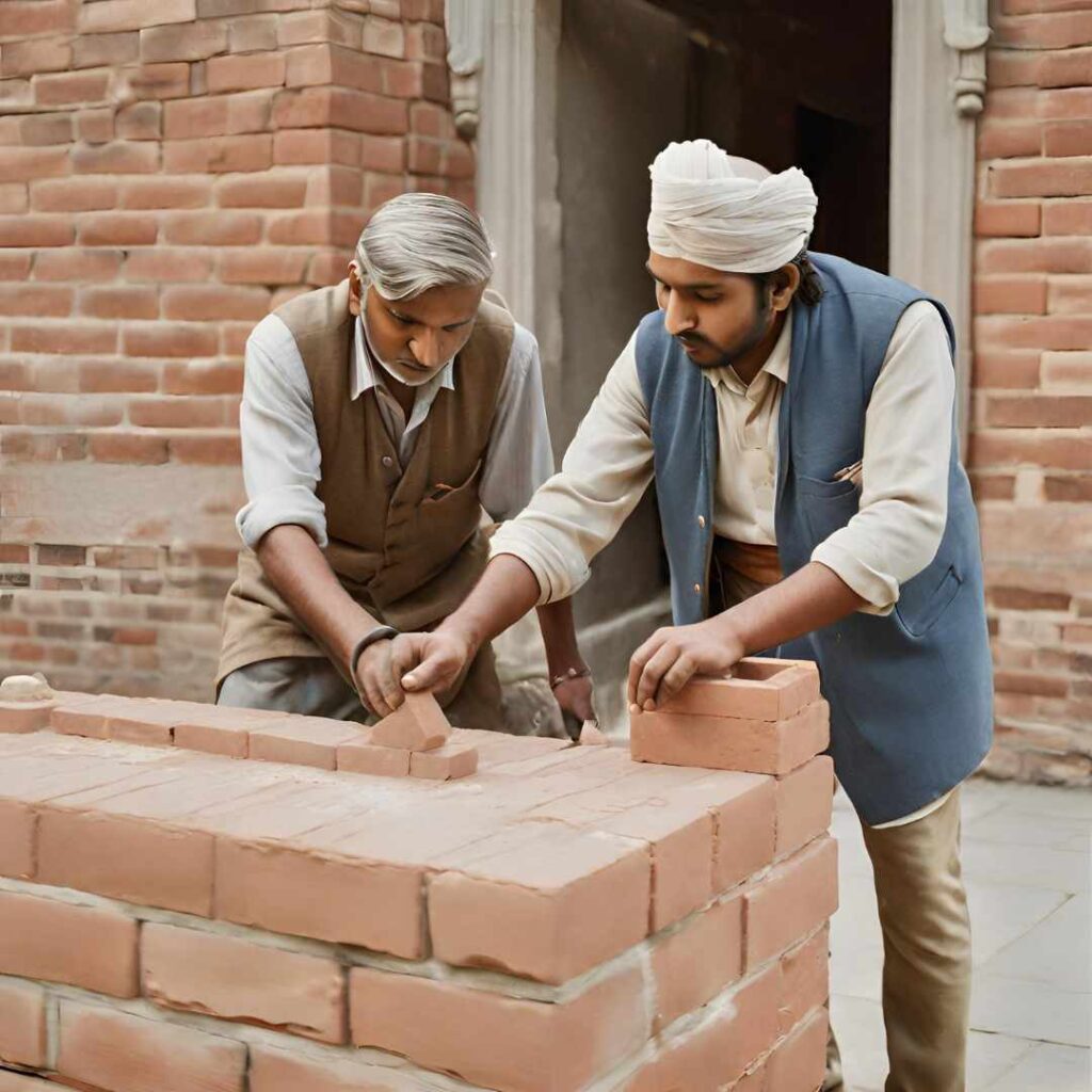 Raj Mistry (राज मिस्त्री), Indian Master Mason - Patringa