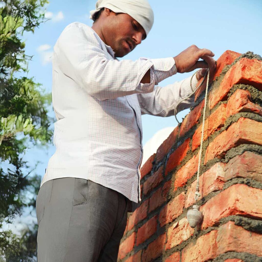 Raj Mistry (राज मिस्त्री), Indian Master Mason - Patringa